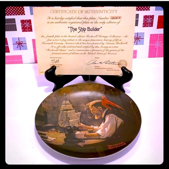 VTG Norman Rockwell Collectors Plate | Wall Decor | Vtg Rare Norman ...